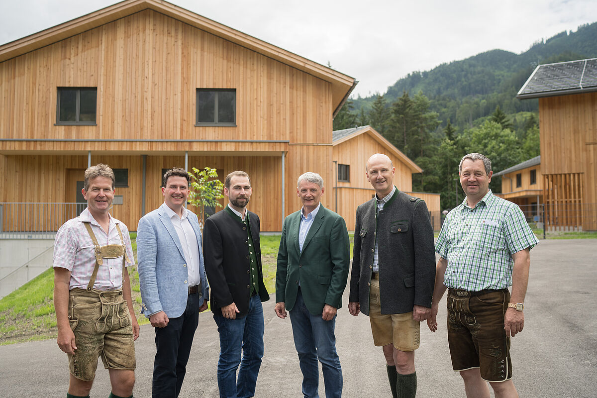Neues Wohnbauprojekt der Bundesforste in Tenneck/Salzburg eröffnet ...